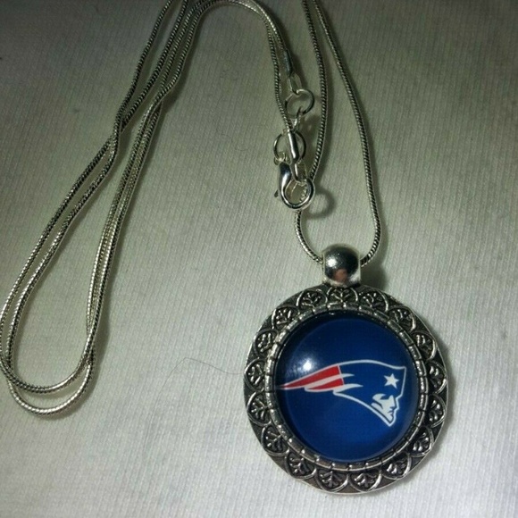 NFL | Jewelry | New England Patriots Nfl Charm W 925 Silver Chain New ...